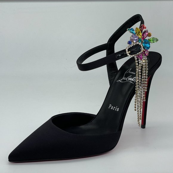 Christian Louboutin | Shoes | Christian Louboutin Goldina Rain Crystal ...